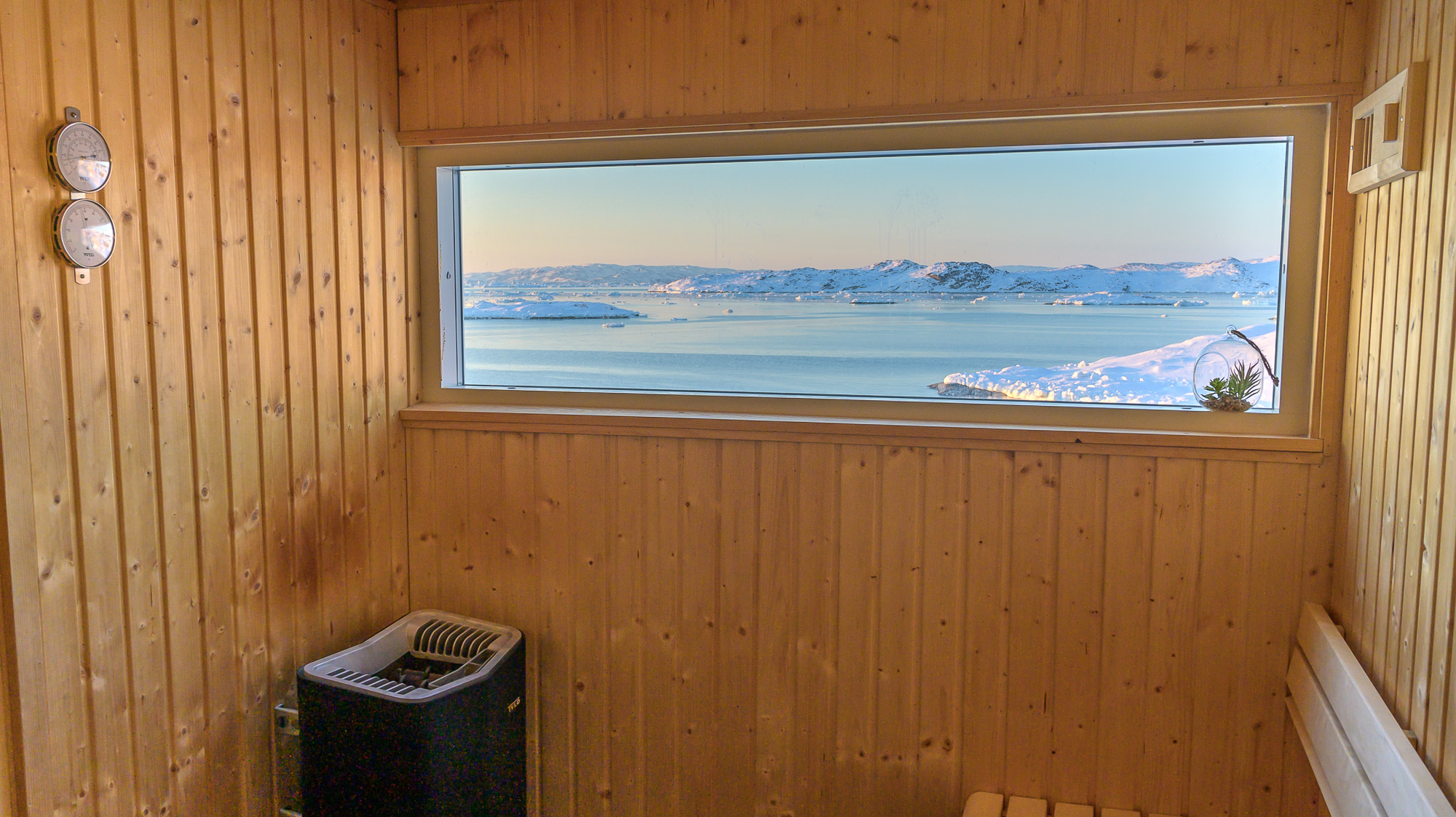 Private Wellness Sauna Deluxe Winter - Ilulissat Guesthouse